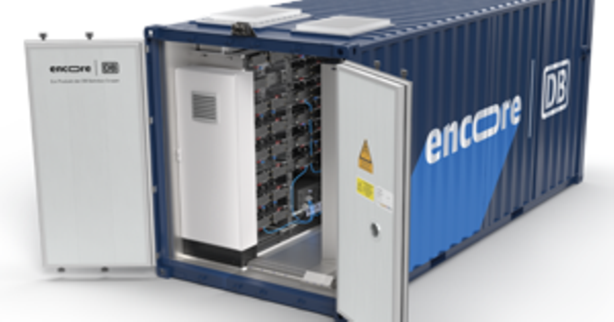 Nachhaltige Batteriespeicher von encore | DB